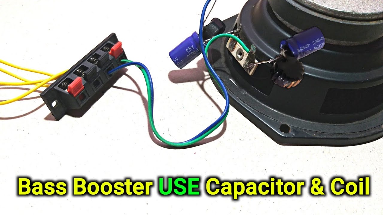 Powerful Bass booster circuit use Capacitor and Coil | You Like ...