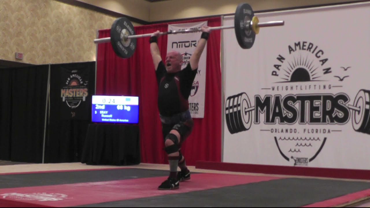 2021 Pan-American Masters Championships Men 60+ C&J - heavy - YouTube