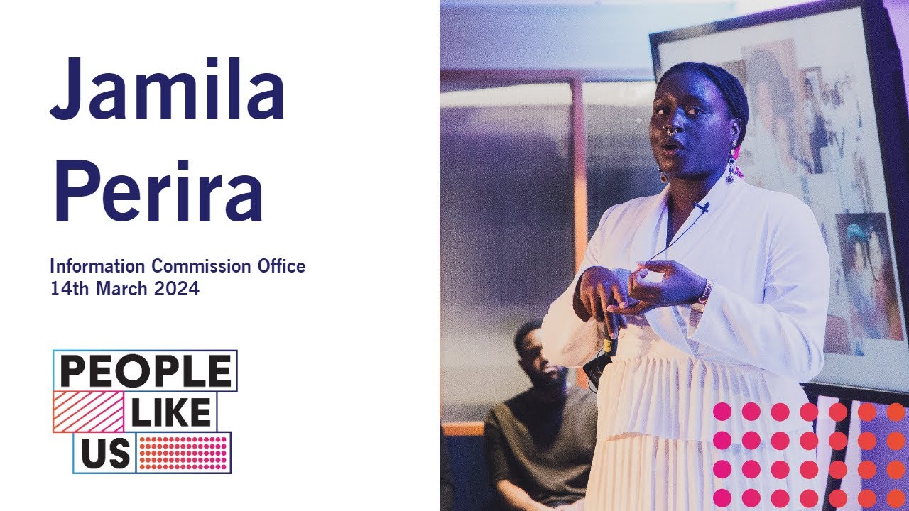 Jamila Pereira at People Like Us x ICO | 14th March 2024 | plu.org.uk ...