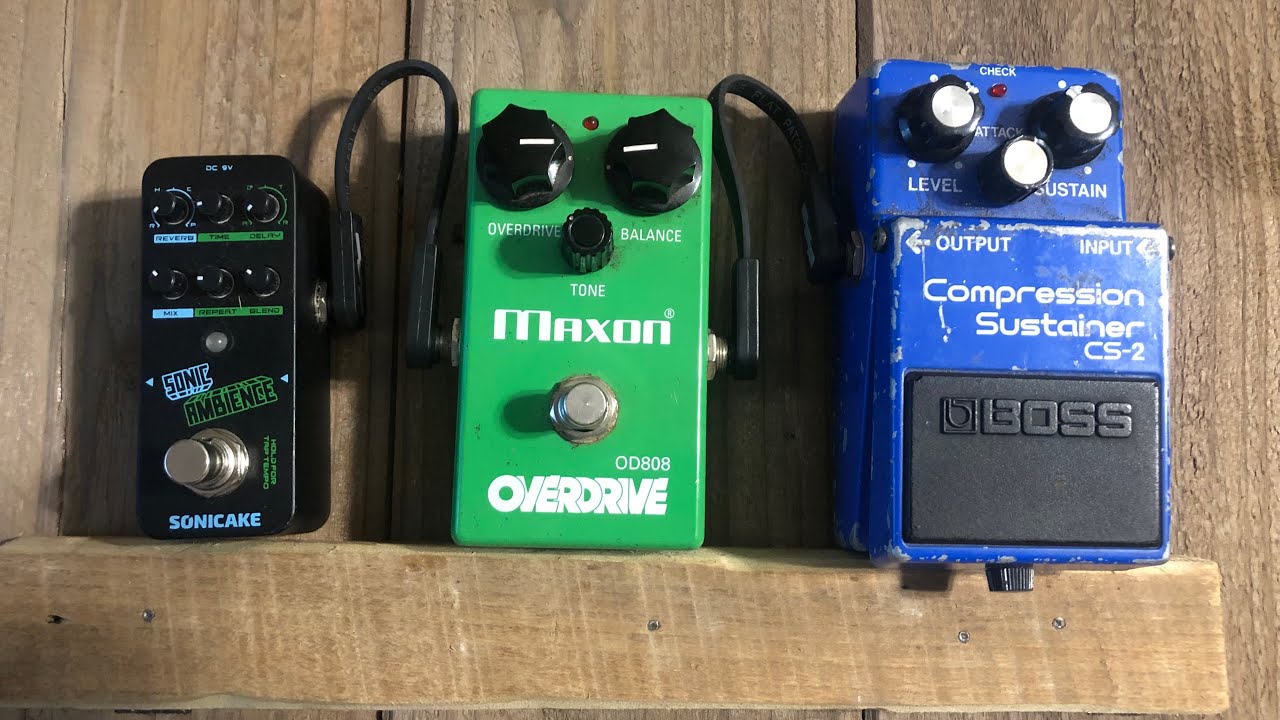 Guitar Pedal Board ideas on a budget. Featuring #maxon OD808. (No ...