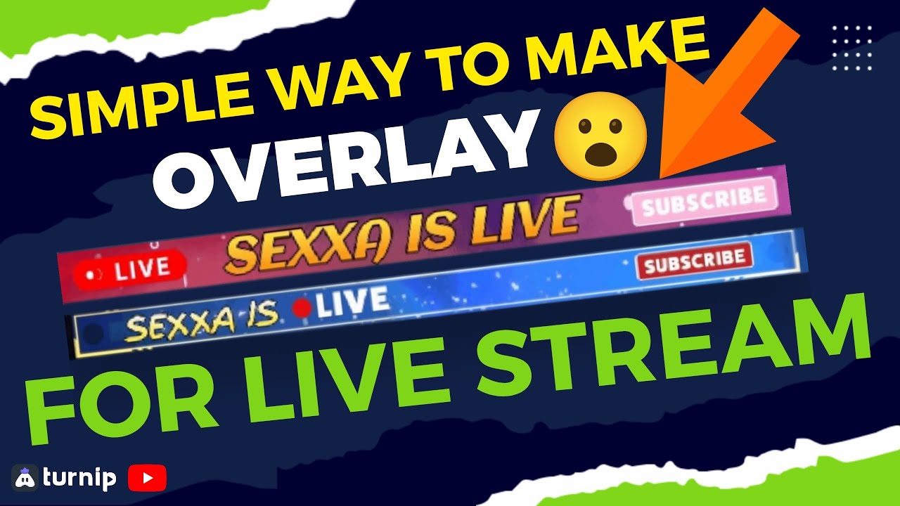 Simple Way To Make Overlay For Live Stream How To Make Live Stream Simple Way To Make Overlay For Live Stream How To Make Live Stream