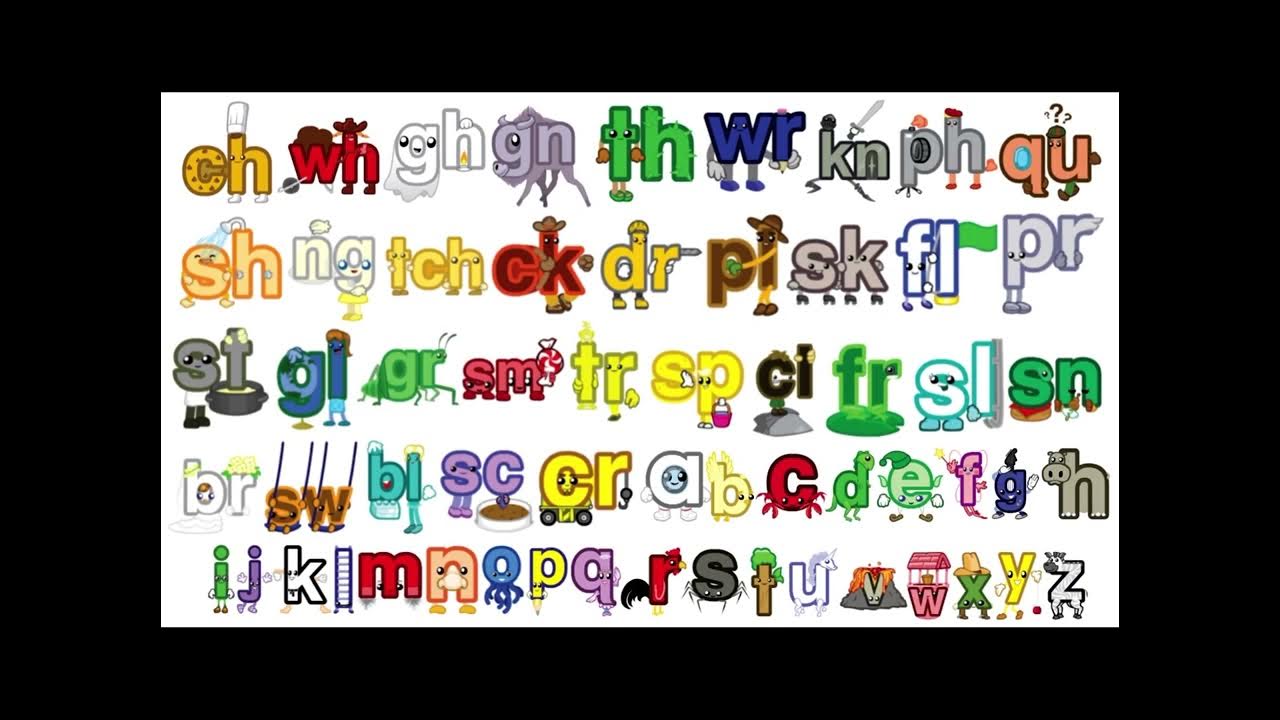 Meet The Phonics: Digraphs, Blends, & Letter Sounds - YouTube