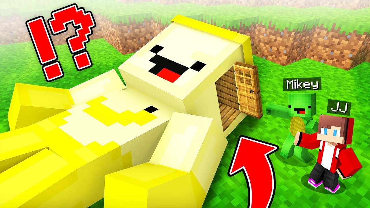 What Inside Banana Kid ? JJ and Mikey Saved banana kid in Minecraft - Maizen - YouTube