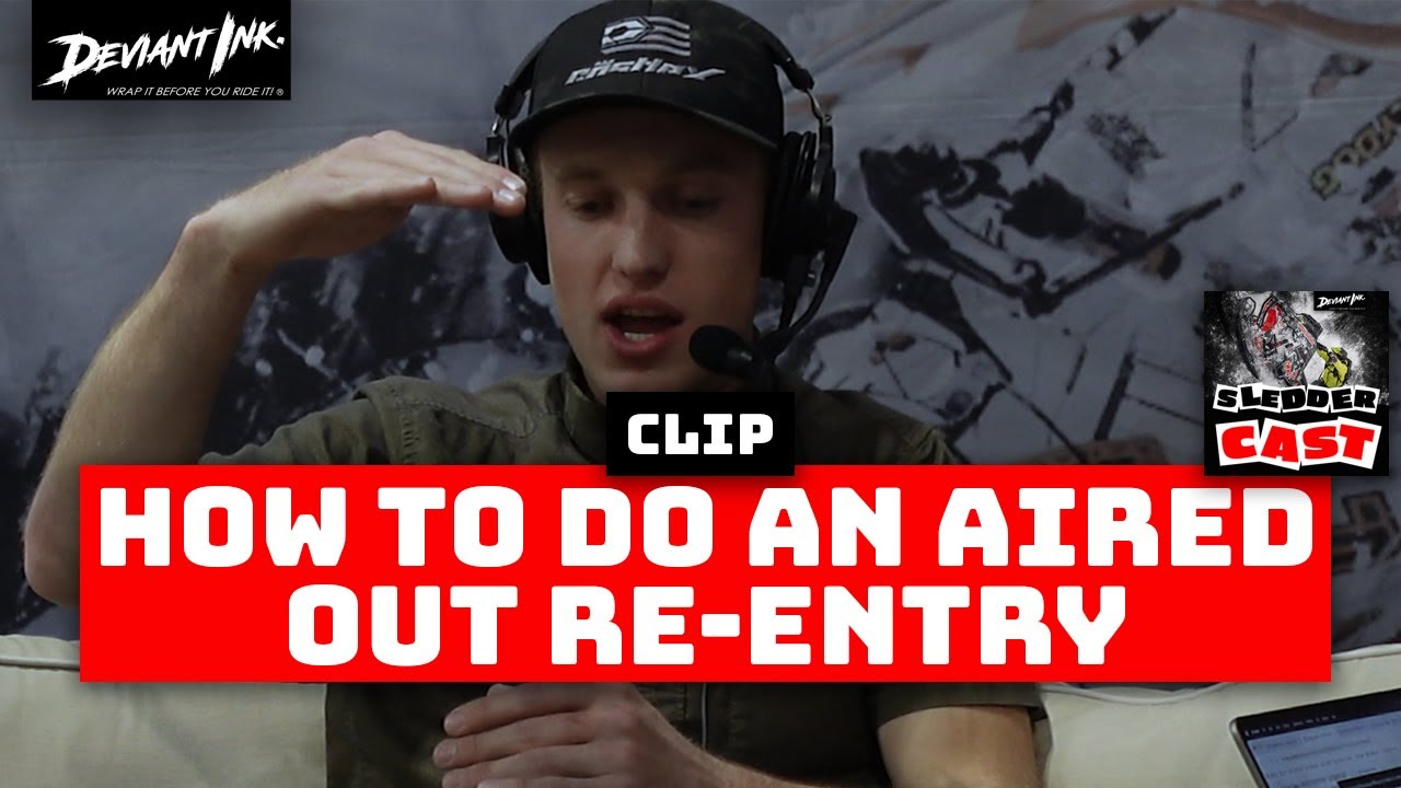 Bridger LaBau: How To Do The Aired Out Reentry On A Snowmobile - YouTube