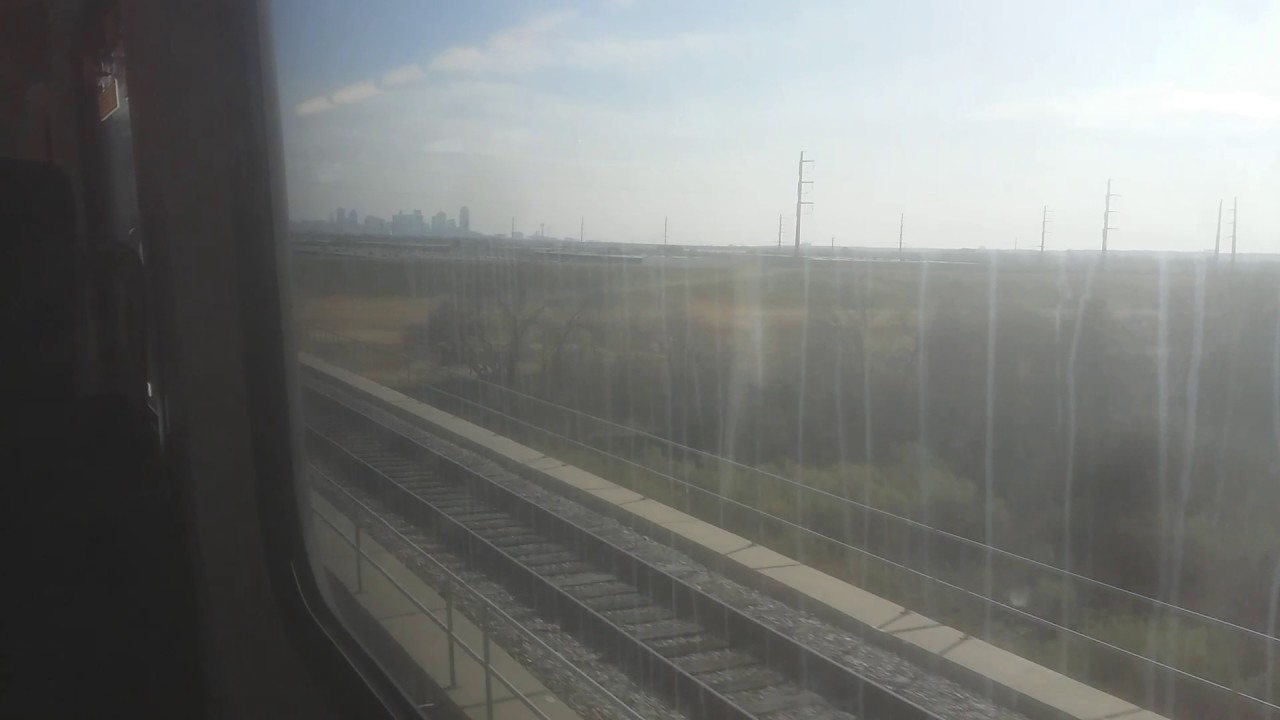 Riding The TRE From Irving To Dallas - YouTube
