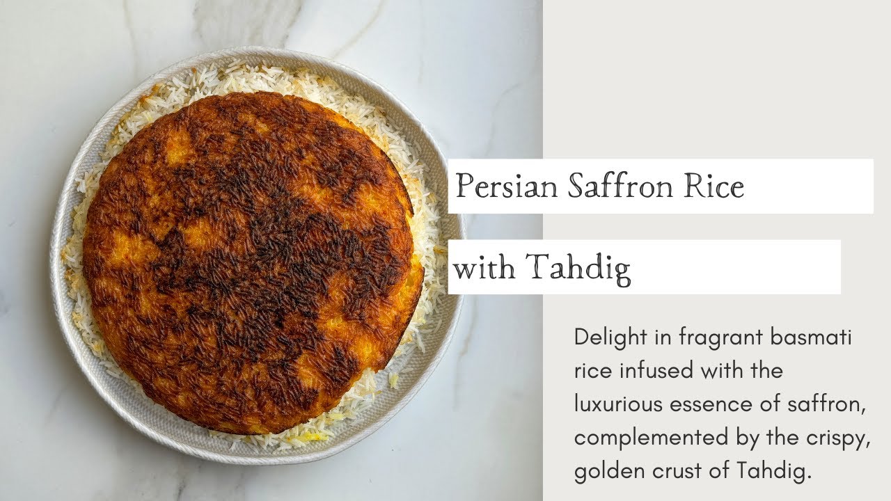 Persian Saffron Rice with Tahdig | Cooking with Zahra - YouTube
