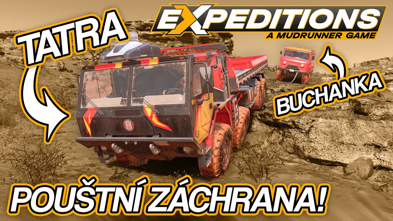 TATRA FORCE 815-7 V AKCI: POUŠTNÍ ZÁCHRANA BUCHANKY! | Expeditions: A ...