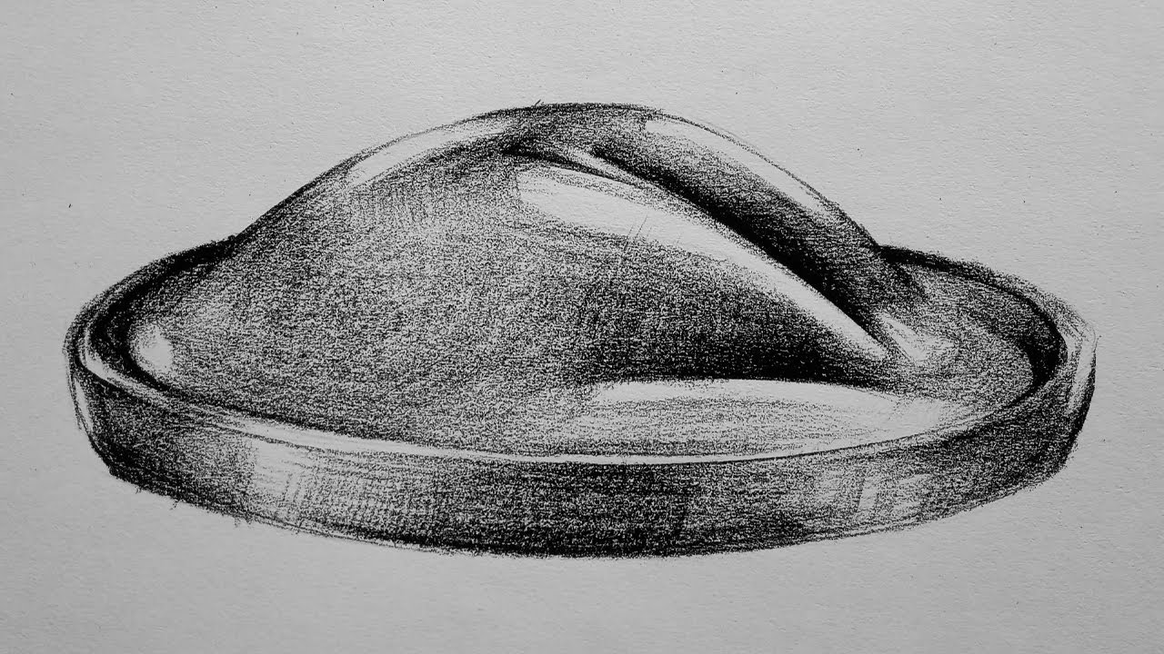 Plate Pencil Drawing