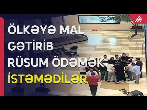 Sərhəddən bəyan edilməmiş mal keçirmək istəyən bir qrup şəxs gömrükçülərə təzyiq edib – APA TV