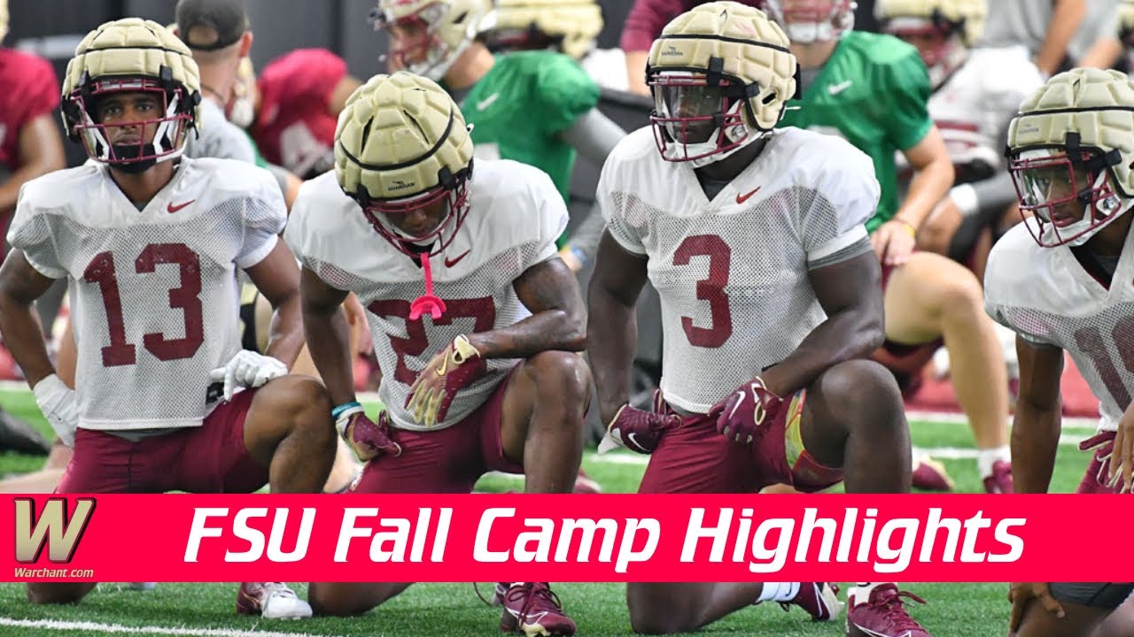 FSU Football Practice HIGHLIGHTS Day 5 | SHOULDER PADS ARE ON ...