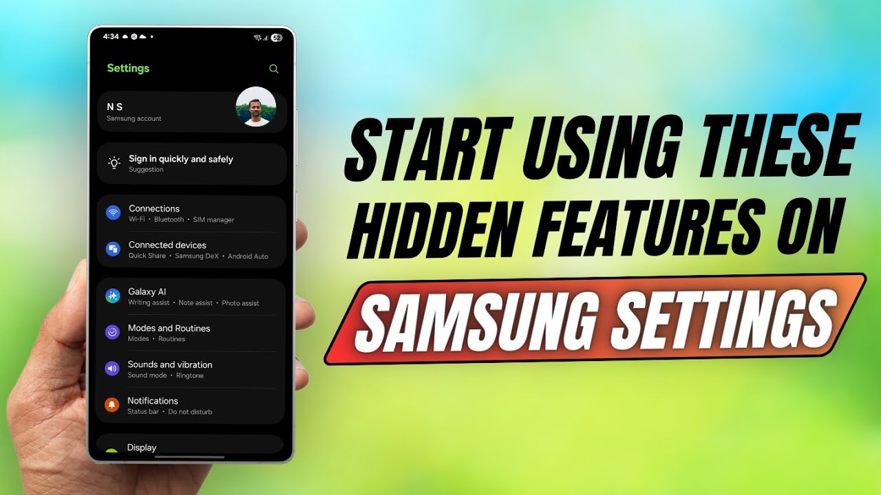 Hidden Features On SAMSUNG SETTINGS APP You are not using ! Tips ...