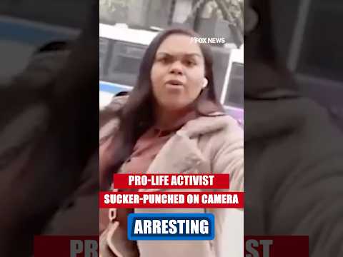 Pro-life activist assaulted on camera, suspect charged #foxnews #nyc #news