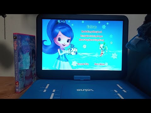 Menu Walkthrough Of Strawberry Shortcake: The Glimmerberry Ball Movie DVD From 2010🍓❄️