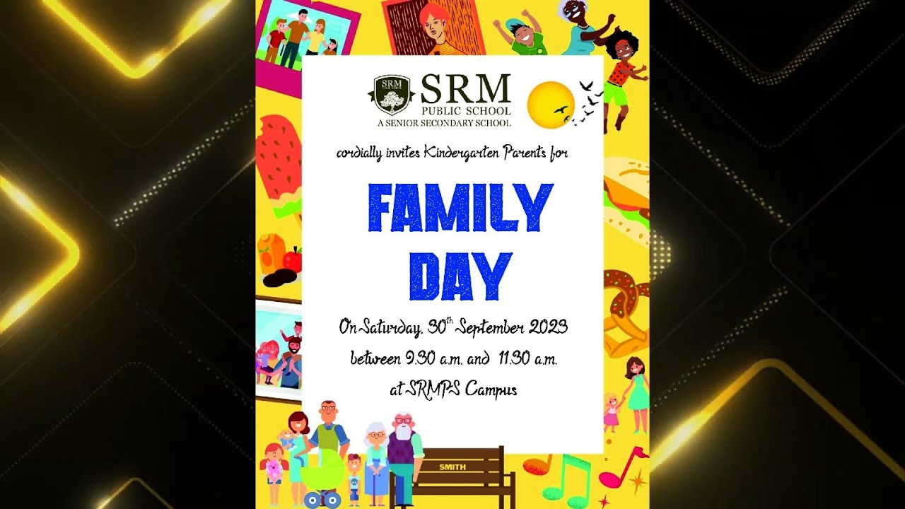 Family Day || SRM Public school || Guduvanchery - YouTube