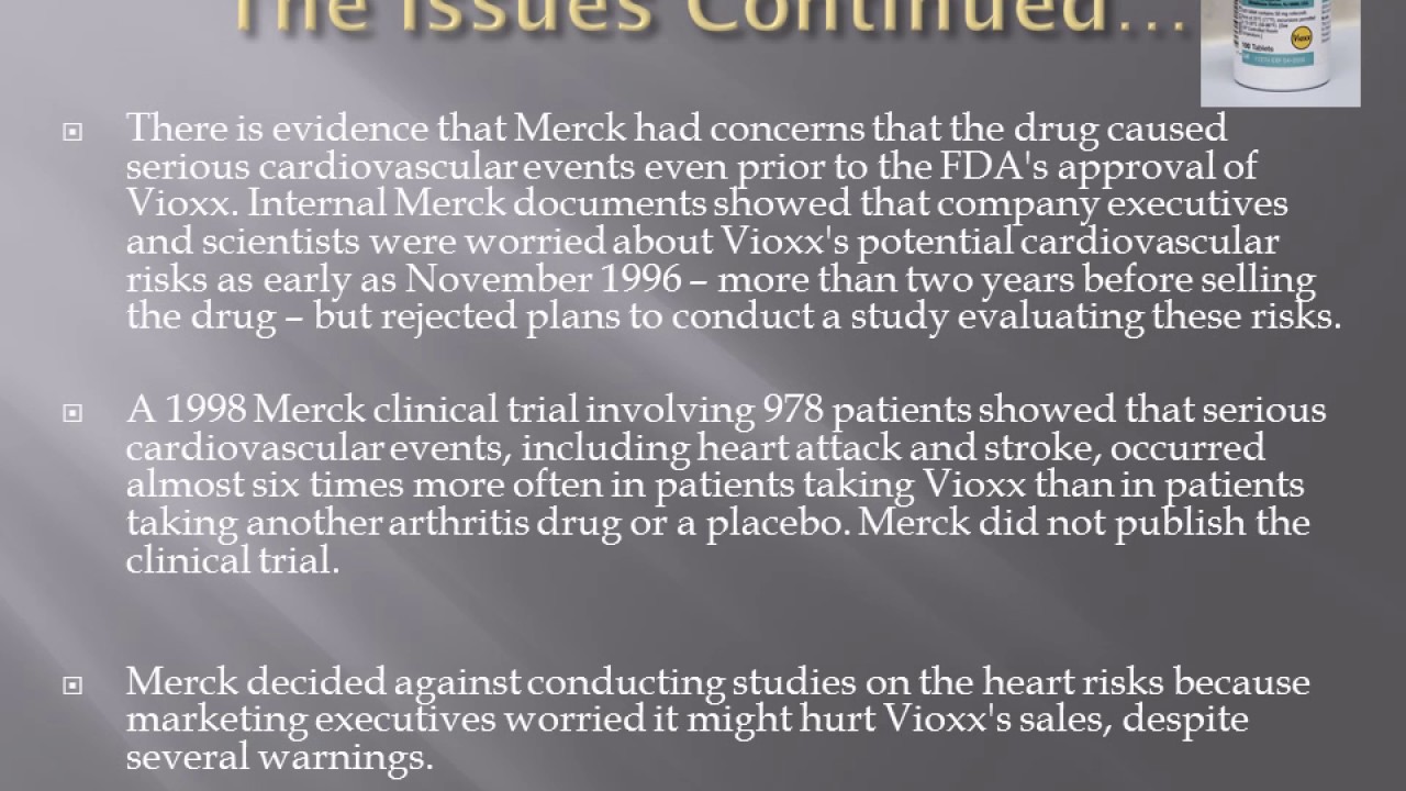 Merck Vioxx - YouTube