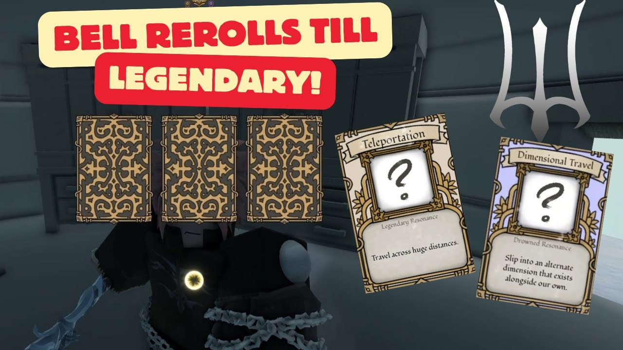 DeepWoken - We will get a Legendary bell no matter the re-rolls! - YouTube