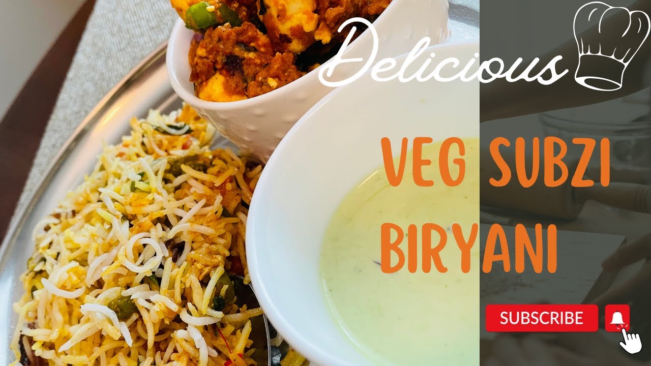 Vegetable Subzi Biryani|Biryani recipe in Tamil|Vegetable Dum Biryani ...