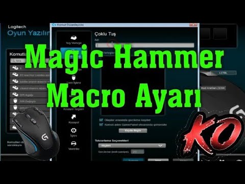 Magic Hammer Bastırma Macro Ayarı LOGİTECH G300S #MacroTV - YouTube