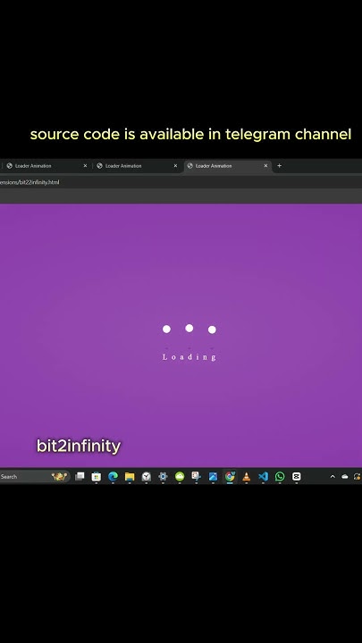Loding Animation Using Css Html Coding Webdevelopment Css Html Edit Codingpractices Youtube 3111