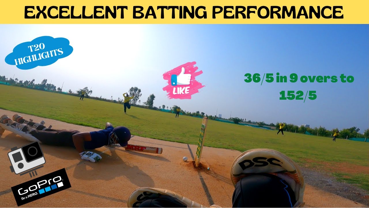Excellent Batting Performance ! T20 Highlights ! Wicket Keeper Helmet ...