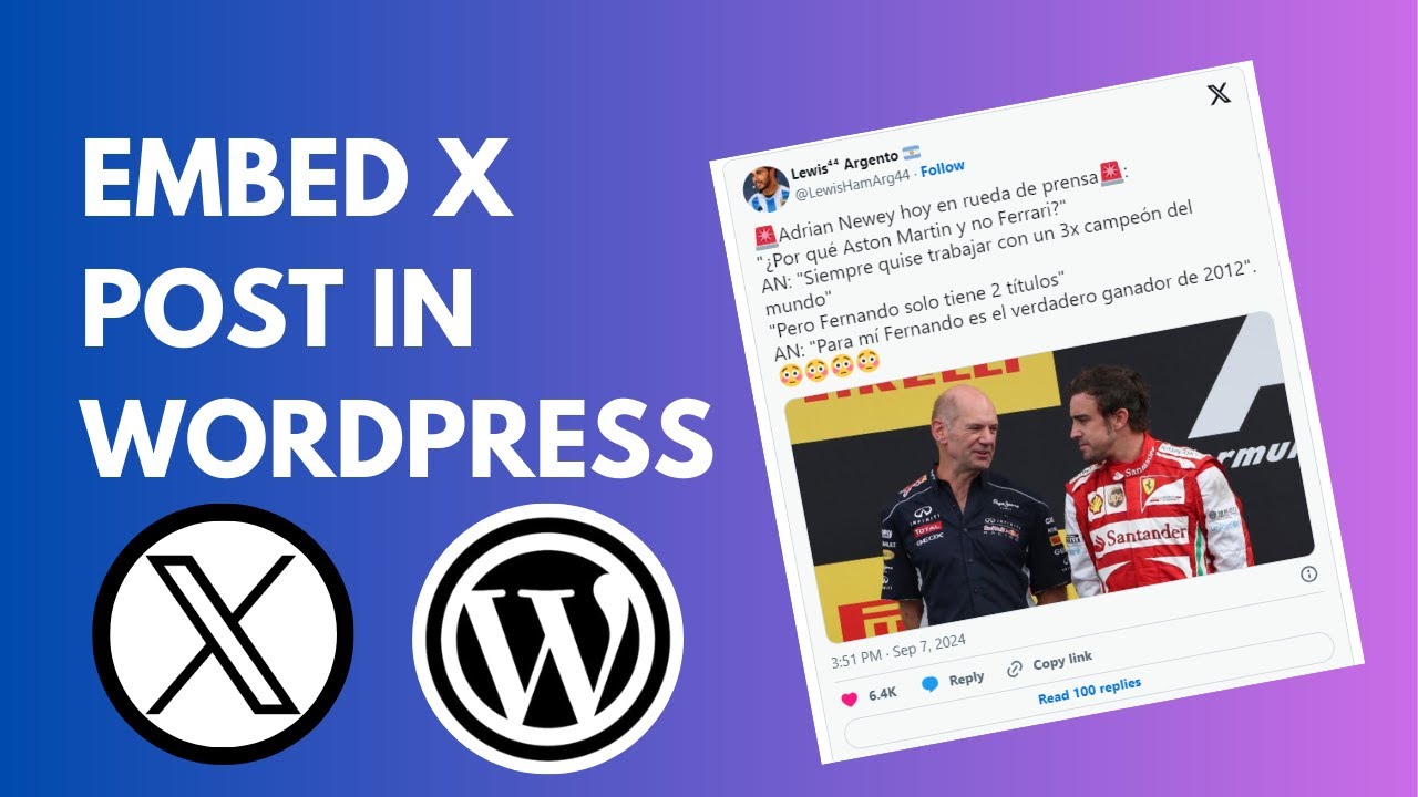 How To Embed X (Twitter) Post In Your WORDPRESS Blog || Double Your SEO ...