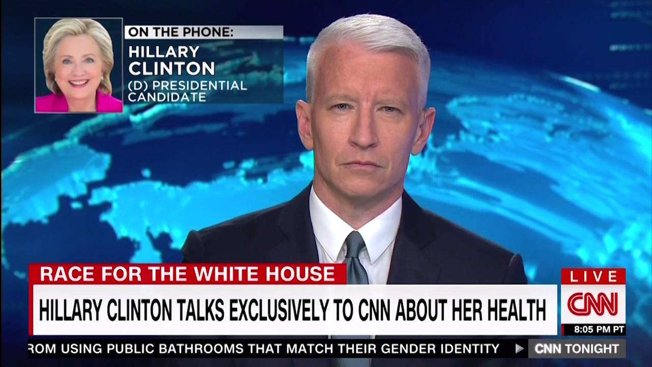 Hillary Speaks Exclusively to CNN About Her Health (9-12-16) - YouTube