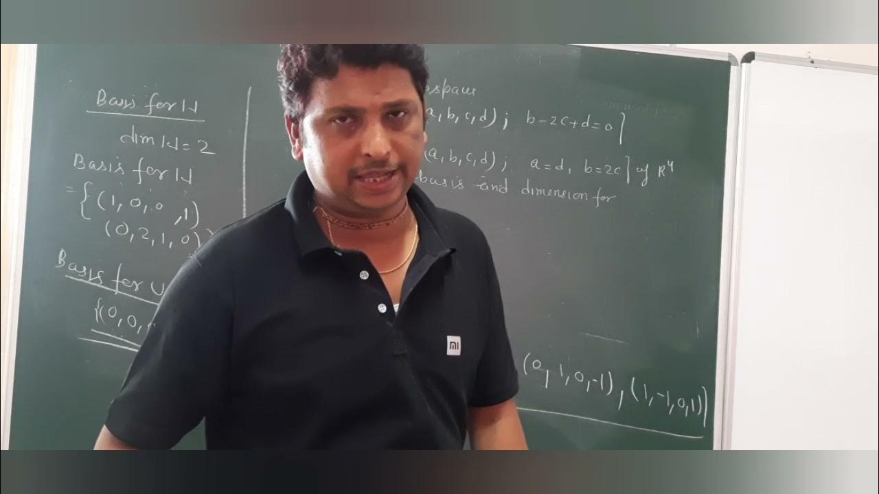 Linear Sum and Direct Sum with Example - YouTube