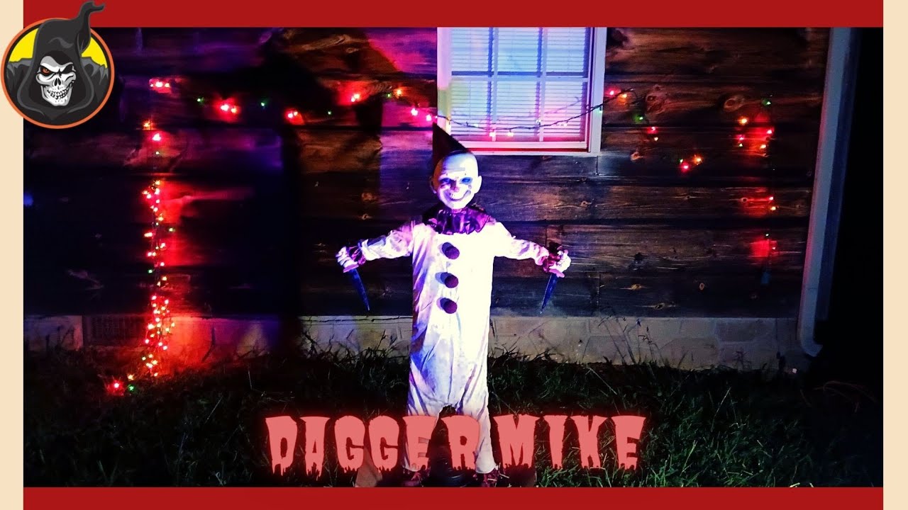Dagger Mike Edited Demo | Spirit Halloween Animatronic - YouTube