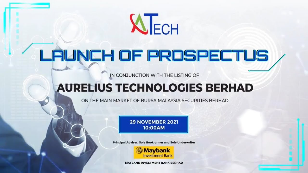Aurelius Technologies Berhad Virtual Prospectus Launch | ATech IPO Information Sharing - YouTube
