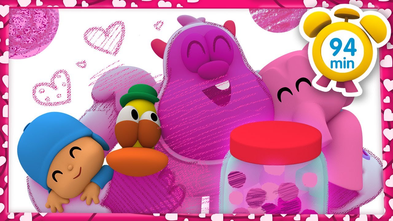 😍 POCOYO and The Colour Monster: Love [94 minutes] | Full Episodes ...