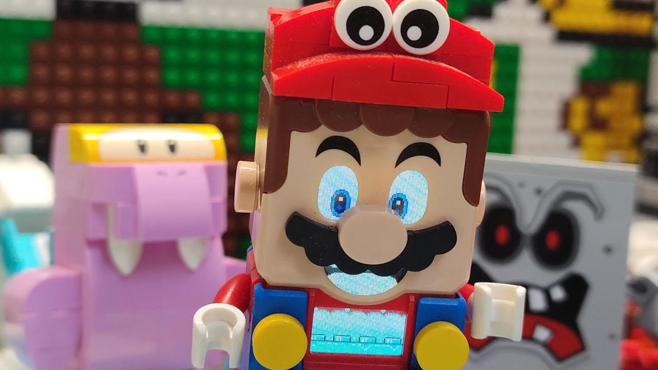 LEGO Mario Odyssey Cappy Power UPIce and Fire MOC Level - YouTube