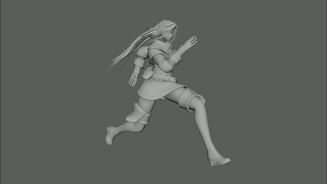 Biped Run Animation - YouTube