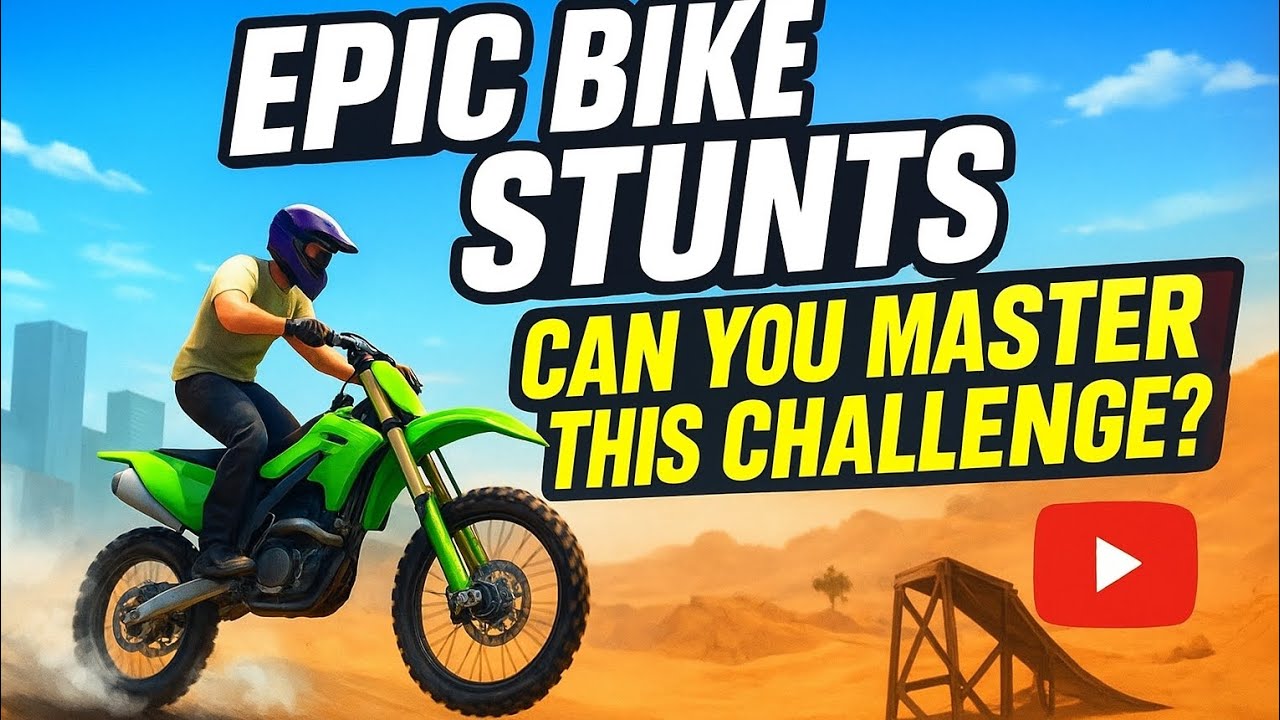 EPIC BIKE STUNTS Can You Master The Challenge? - YouTube