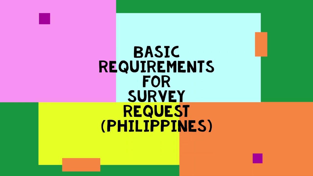 Requirements for Land Survey Request - YouTube