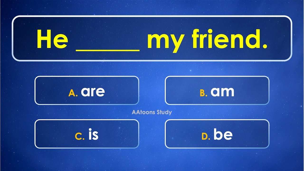 Is, Are, Am Quiz | English Grammar Quiz | Learn the Use of Is–Are–Am ...