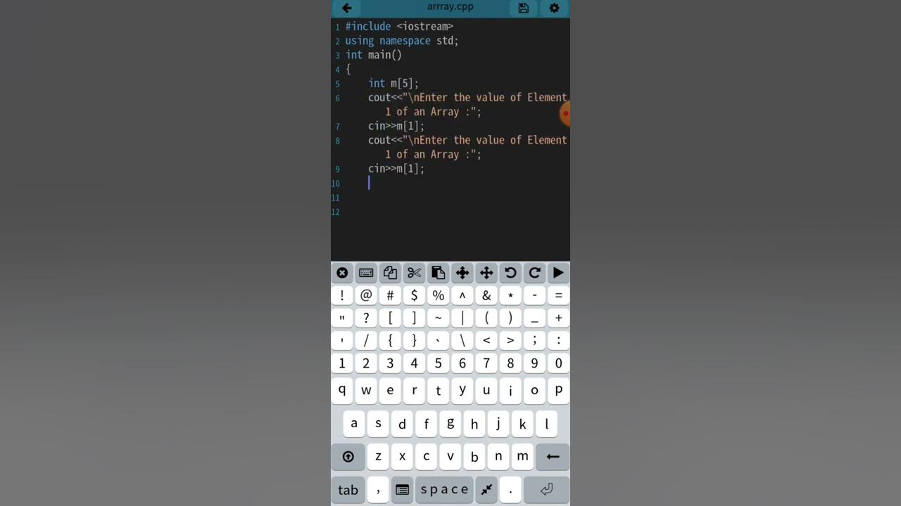 C Program Create An Array And Print Values Of Array Arrays Arrayinc Gaming Short