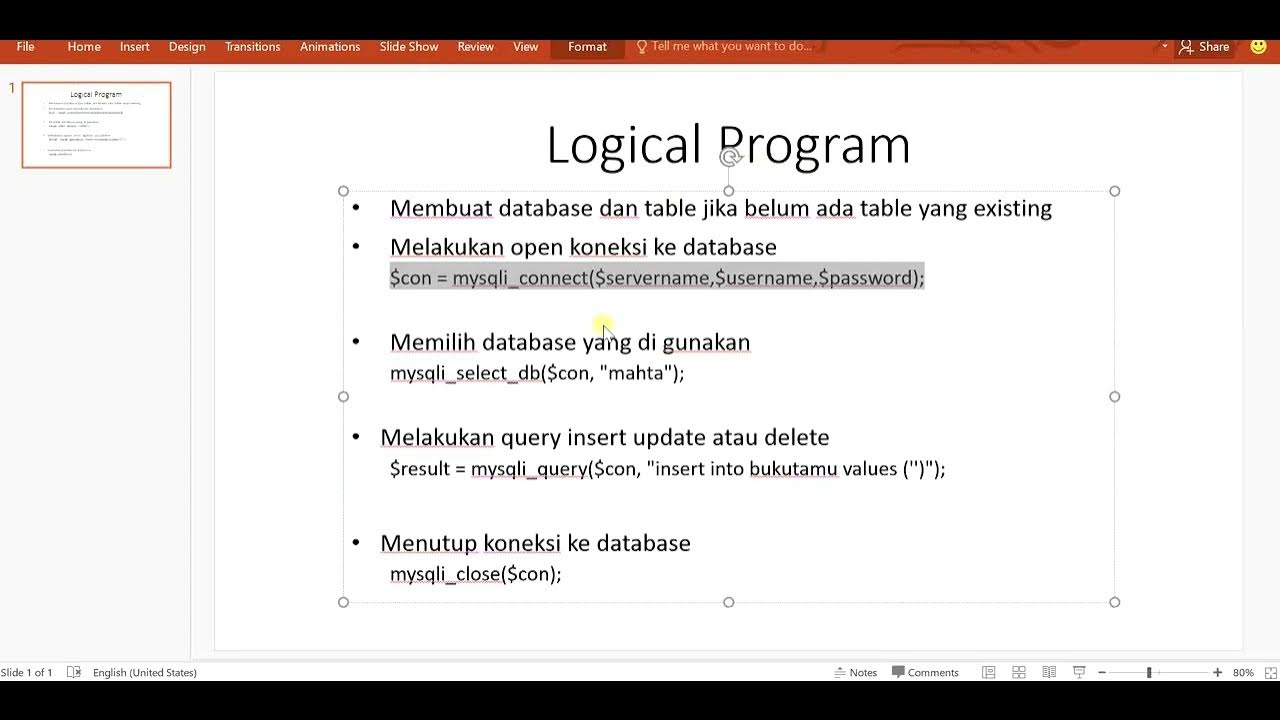 PHP Tutorial - Melakukan Connect ke Database dan Insert ke Tabel dengan PHP Part 1 - YouTube