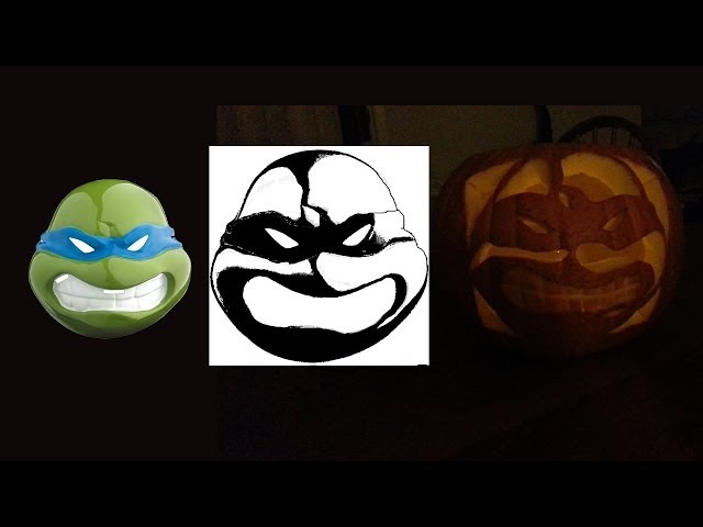 Ninja Turtle Pumpkin Carving Patterns