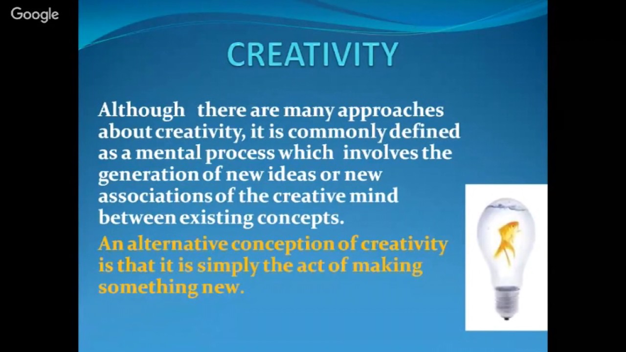 Personality Hindrances in Creativity & Innovation By Dr Vidhu Mohan ...