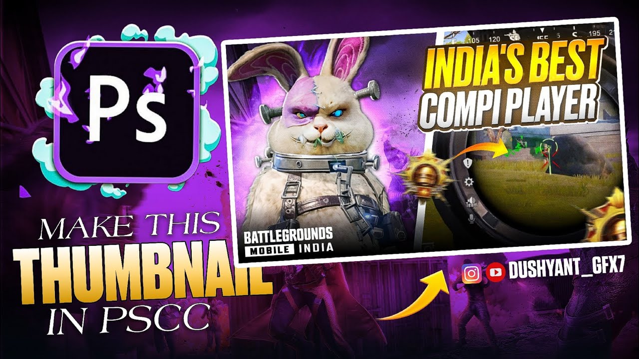 how to make thumbnail for bgmi | Make This Thumbnail Like Kemo & Synzx ...