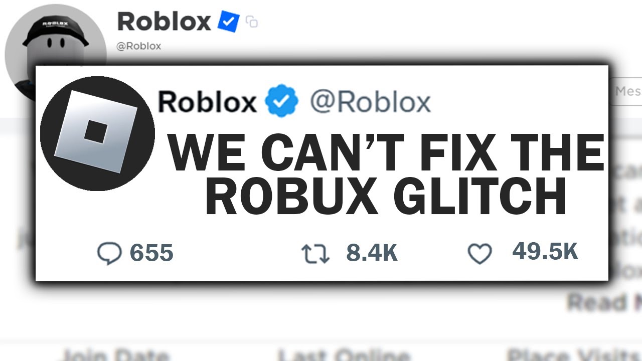 Do NOT try this ROBUX GLITCH - YouTube