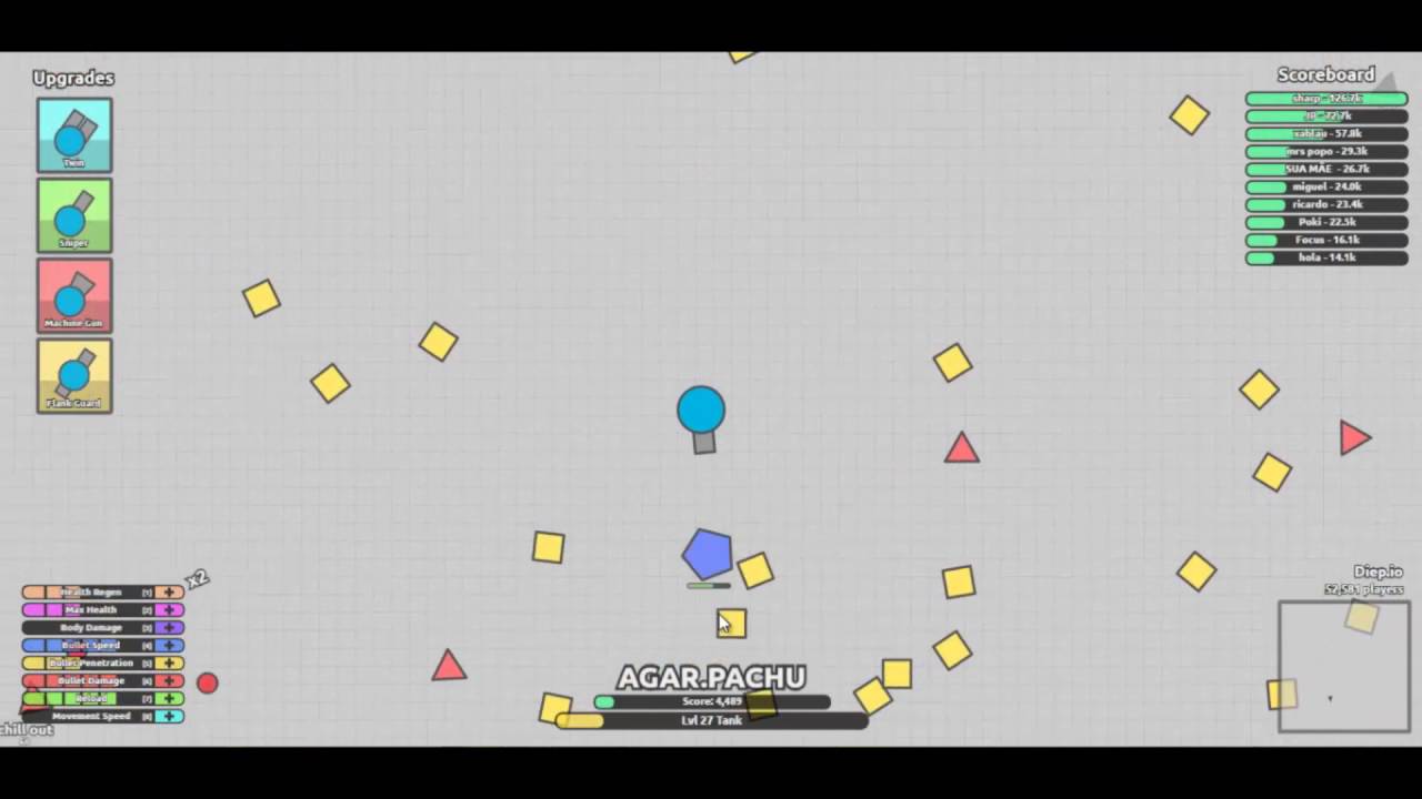 DIEP.IO / How to get the Stalker ? / The invisible Tank ! - YouTube