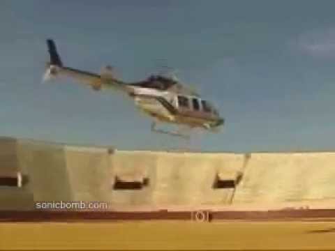 Helicopter Crash at Stadium a Bell 206 Twin Ranger Chopper Crashes in ...