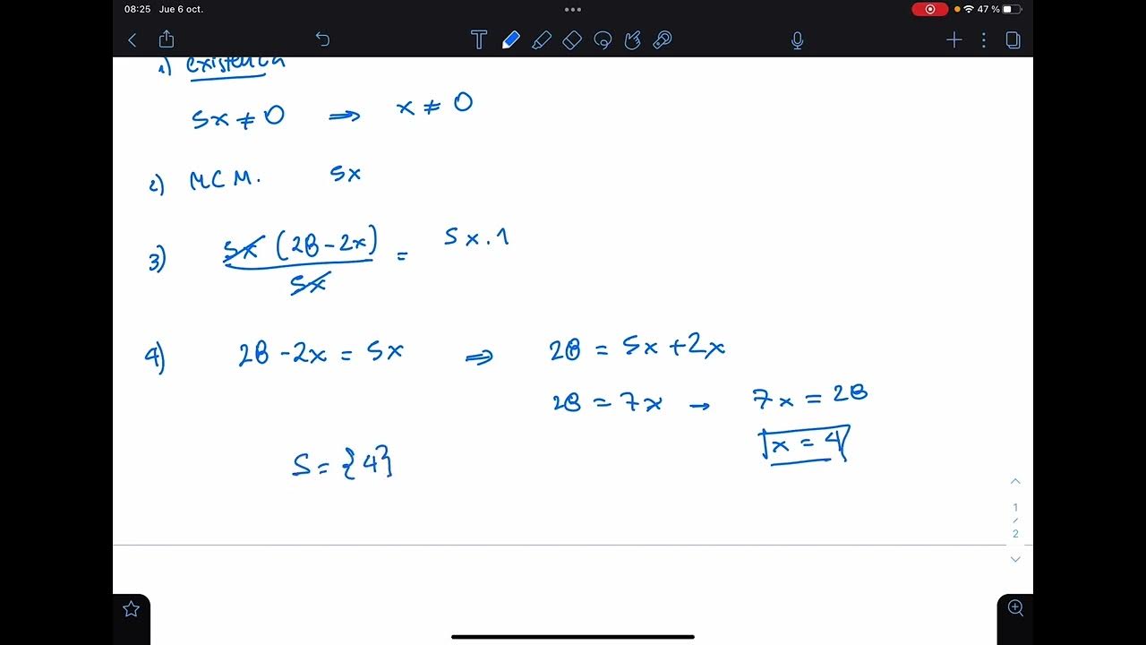Cómo resolver una ecuación racional. Ejemplos - YouTube