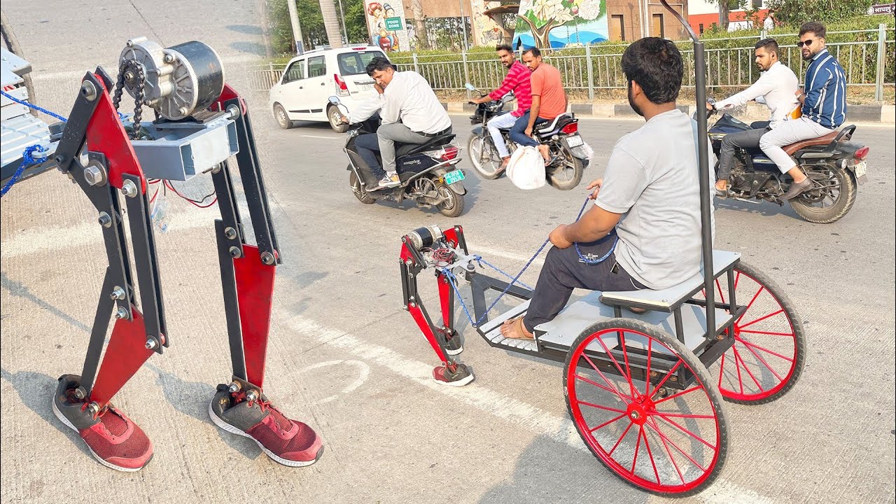 How To Make Walking Humanoid Mechanism Robot Part-3|| DIY Project ...