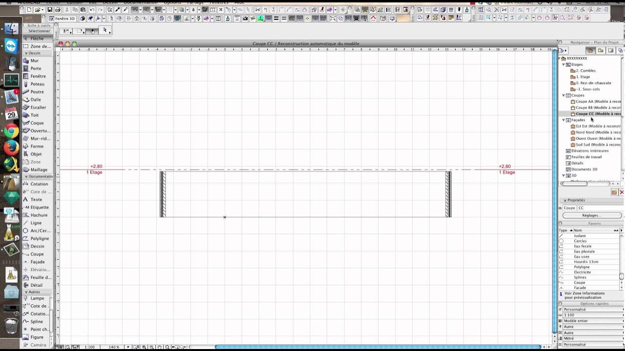 Tutorial Archicad - Coupe, facade et élévation - YouTube
