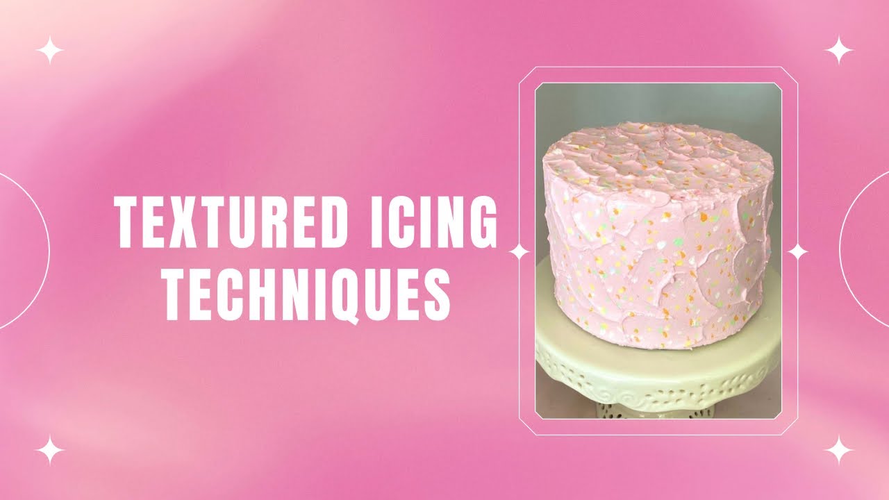 Textured icing techniques - YouTube