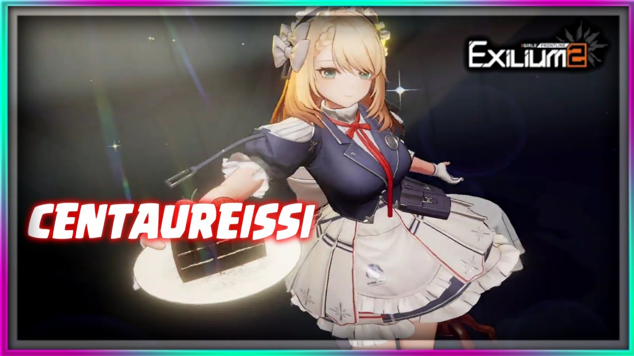 Análisis Centaureissi | Evento: Café Zucchero | Girls Frontline 2 ...