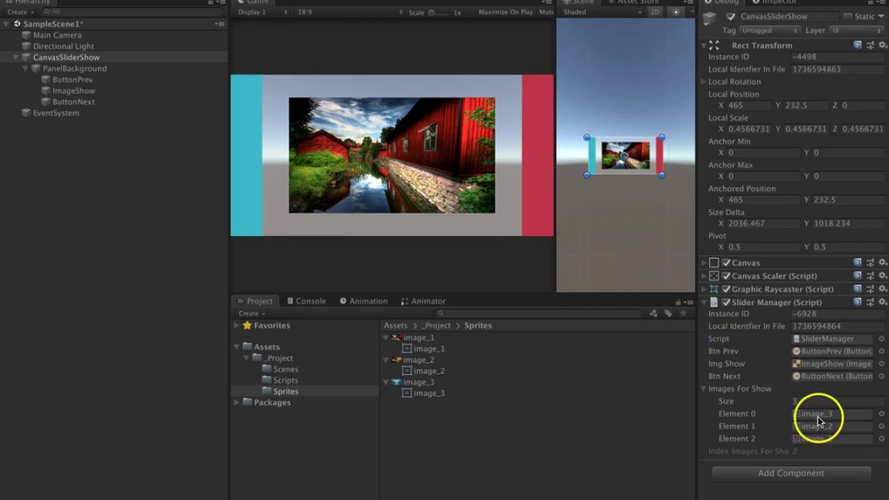 Unity: Slider Show Screen Space - Ismael Nascimento 'Ash' - YouTube