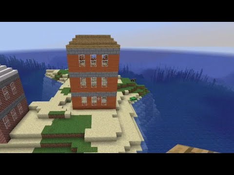 minecraft island city building part 1 - YouTube